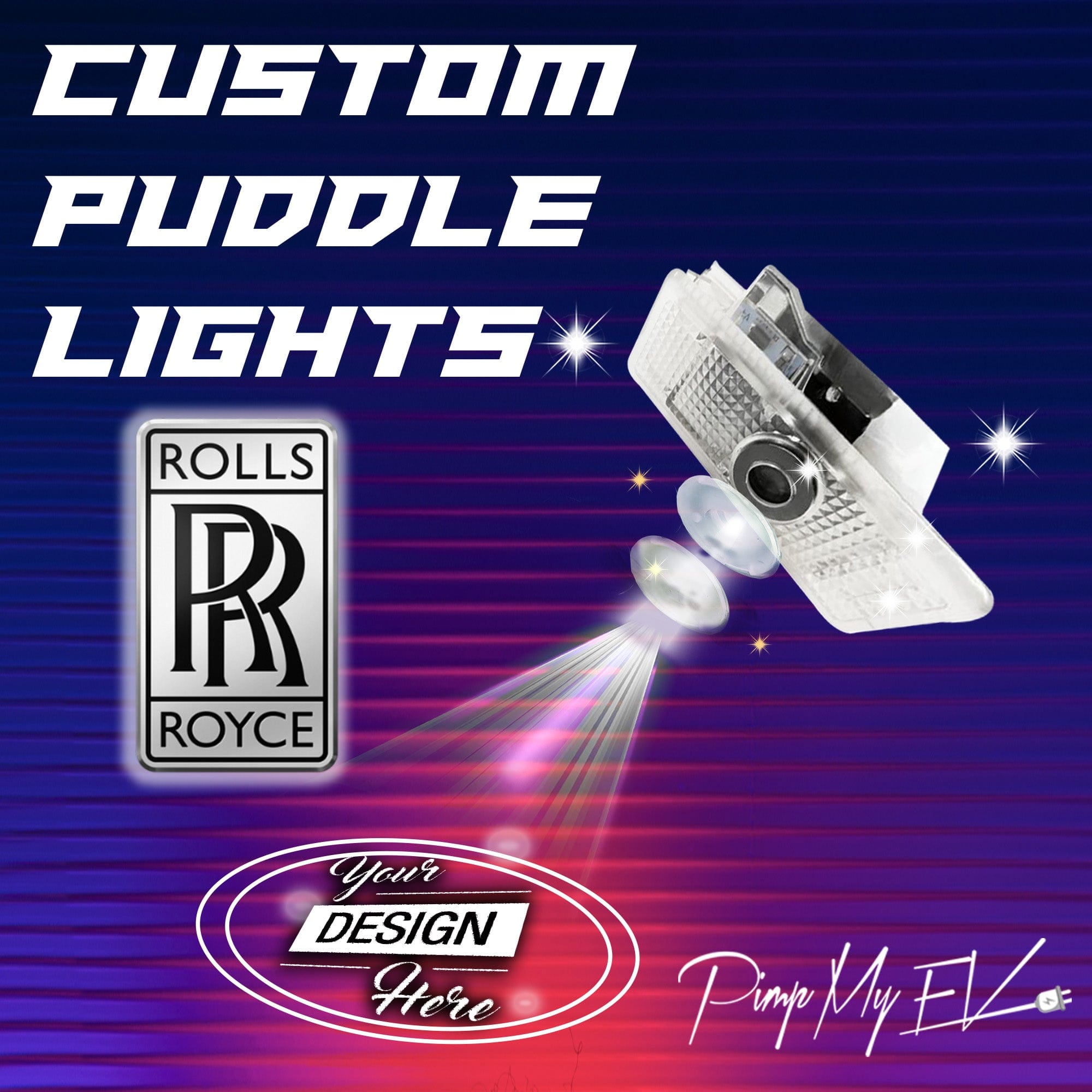 Custom LED Courtesy Door Projector Puddle Lights for Rolls Royce– PimpMyEV