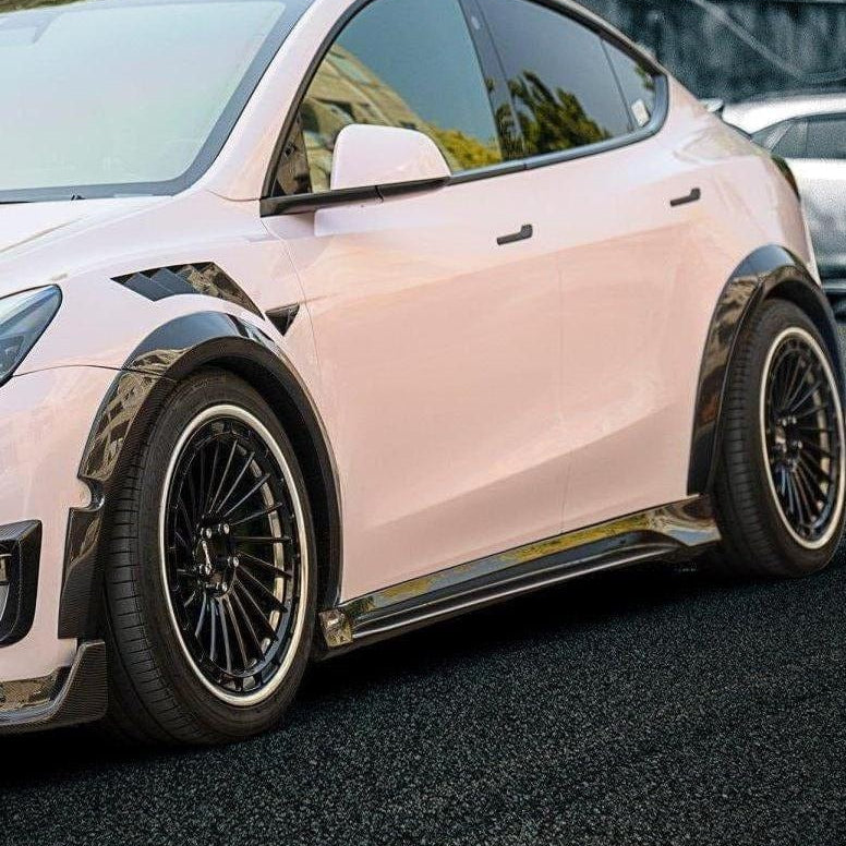 Widebody Tesla Model Y Body Kit: Carbon Fiber Arches | Pimp My EV