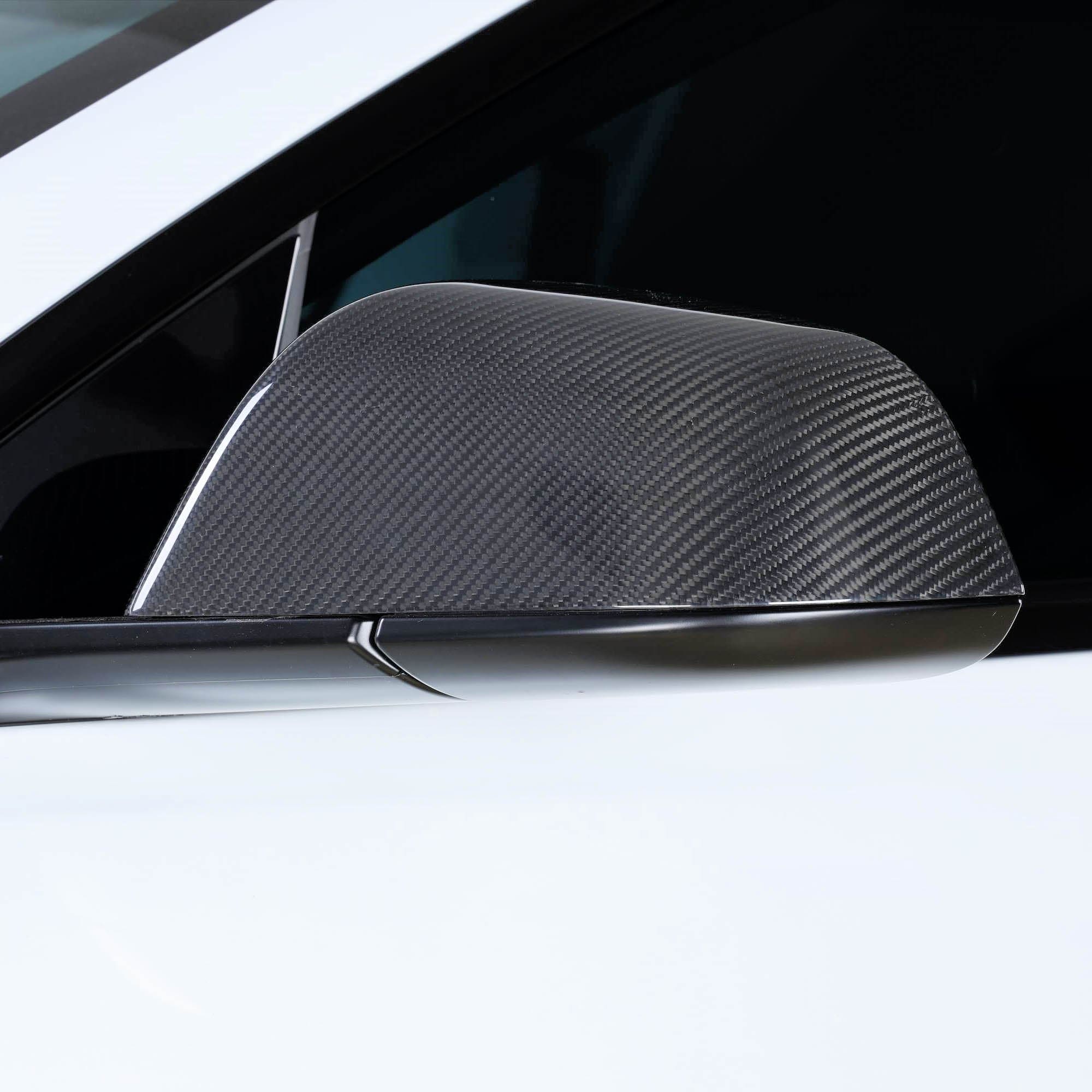 Tesla Model 3 2023-2026 Highland Real Molded Gloss Carbon Fiber Side ...