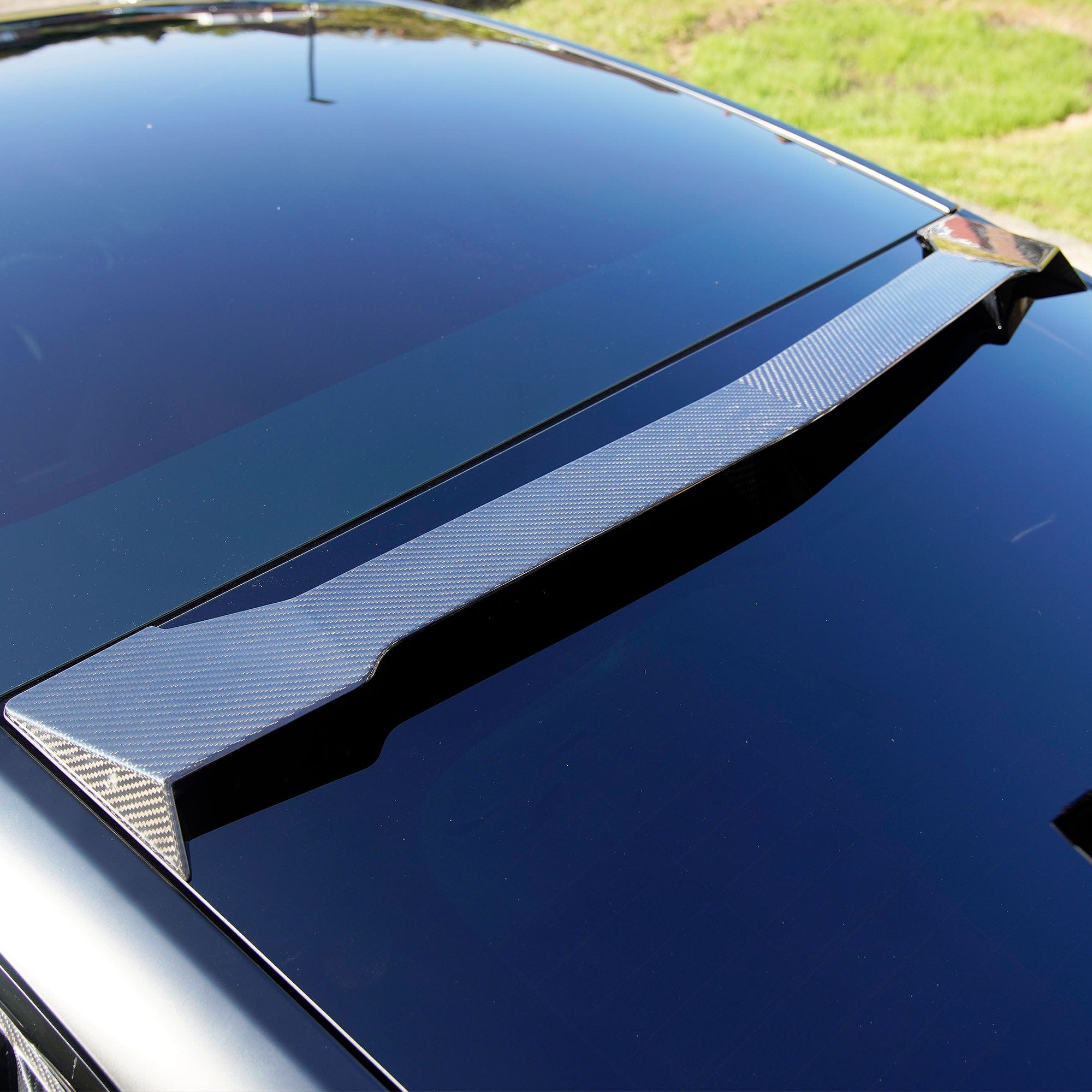 Vertex Carbon Fiber Genuine Gloss High Grade Roof Spoiler For Tesla ...