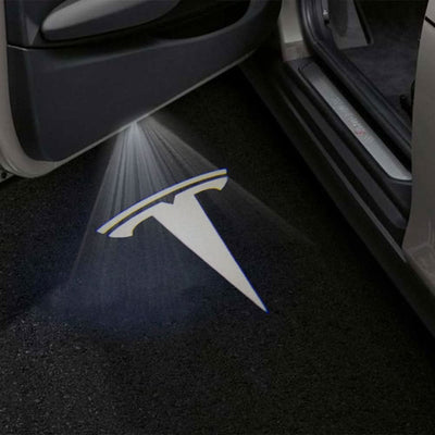 Tesla Model Y Premium Door Puddle Lights Multiple Designs 2020–2024