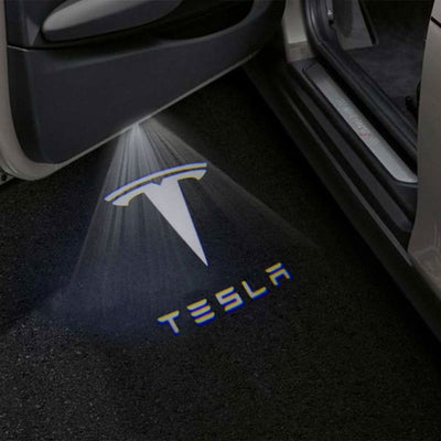 Tesla Model S Premium Door Puddle Lights Multiple Designs 2014–2020