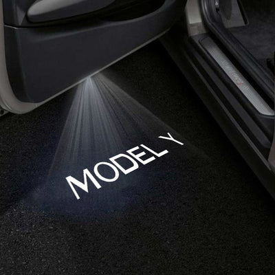 Tesla Model Y Juniper Premium Door Puddle Lights Multiple Designs 2025 ...