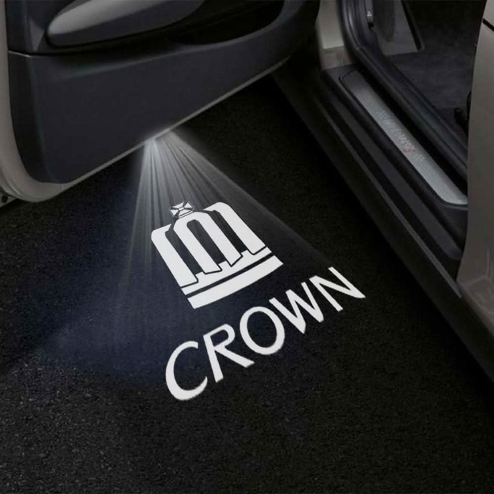 Toyota Crown 15th/16th Gen Premium Door Puddle Lights Multiple Designs ...