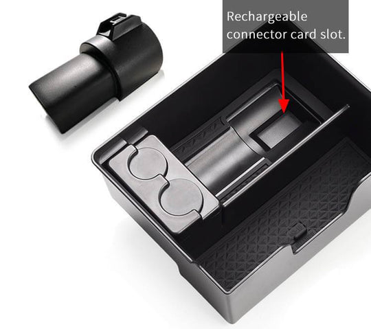 Center Console Multipurpose Storage Caddy Box for Tesla Model 3 2017-2 ...