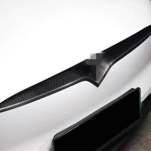 Tesla Model X Front Lip in Matte Carbon Fiber | Pimp My EV