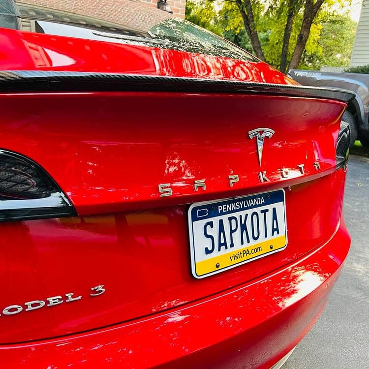 Tesla Emblem Tesla Model Y/Model 3 Metal Badge Set - Front & Rear ...