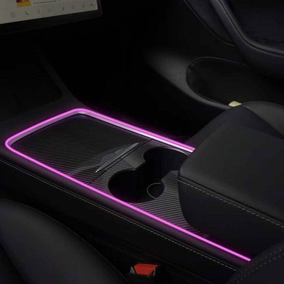 Center Console Ambient Lighting Kit For Tesla Model 3 2021-2023 - PimpMyEV