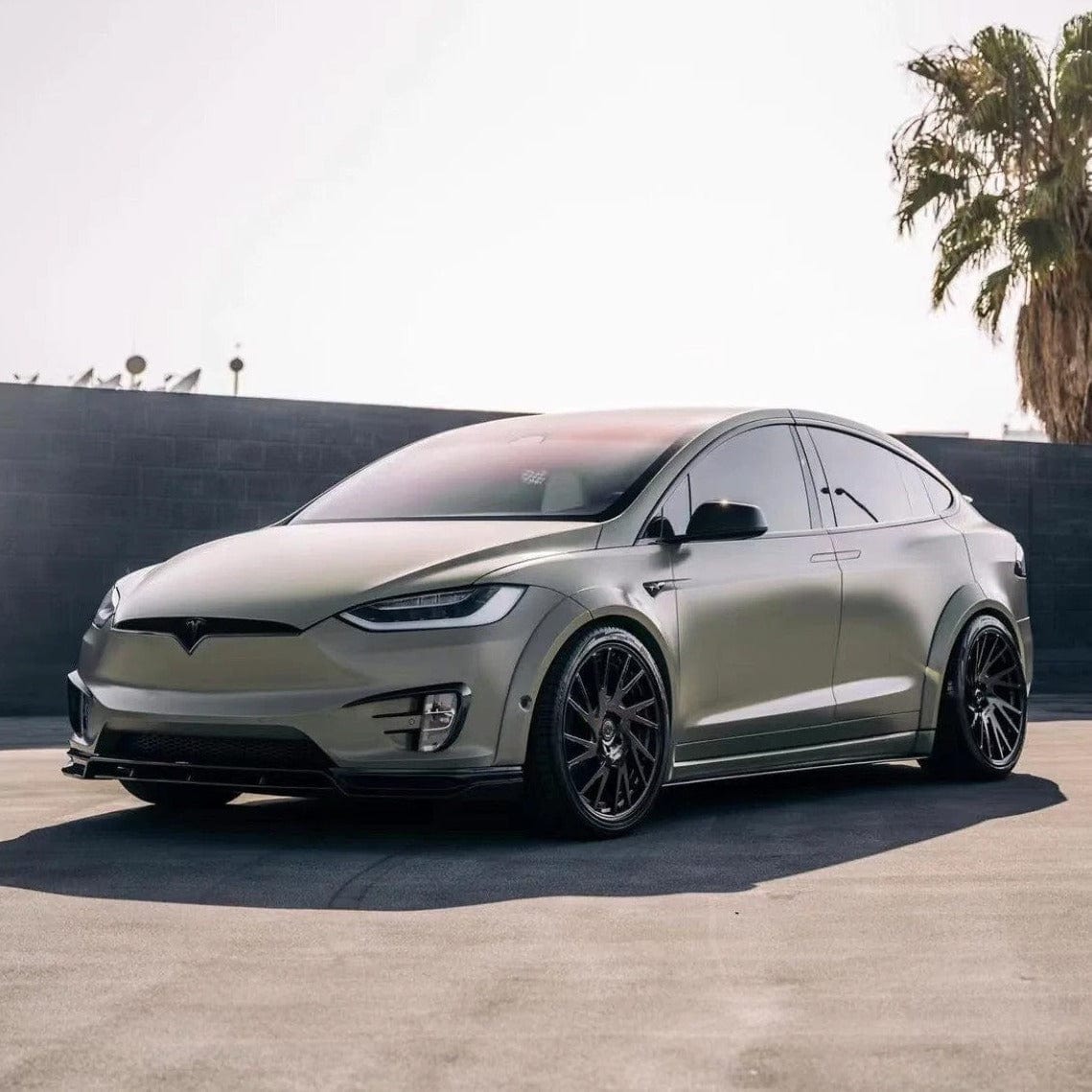 Tesla Model X Carbon Fiber Side Skirts | Pimp My EV