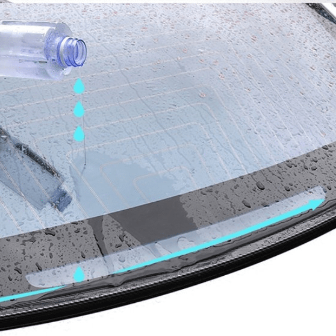 Carbon Fiber Effect Rear Windshield Trim For Tesla Model 3 2017-2023 ...