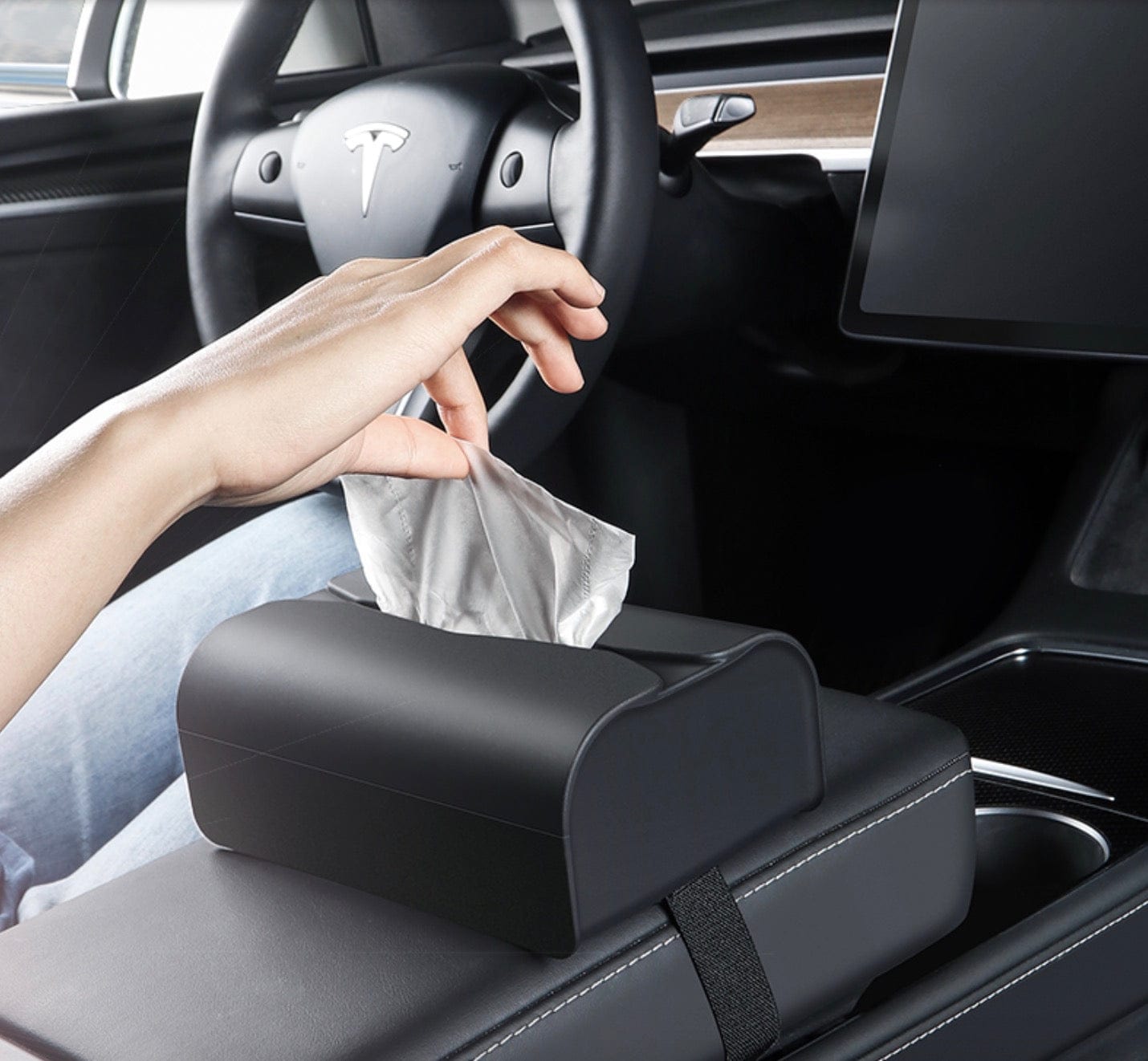 Topfit Tissue Box Holder & Dispenser For Tesla– PimpMyEV